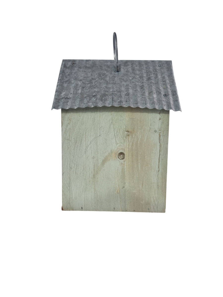 Wooden Bird House Garden Wood Tree Wall Mount Birds Nesting Box With T ...