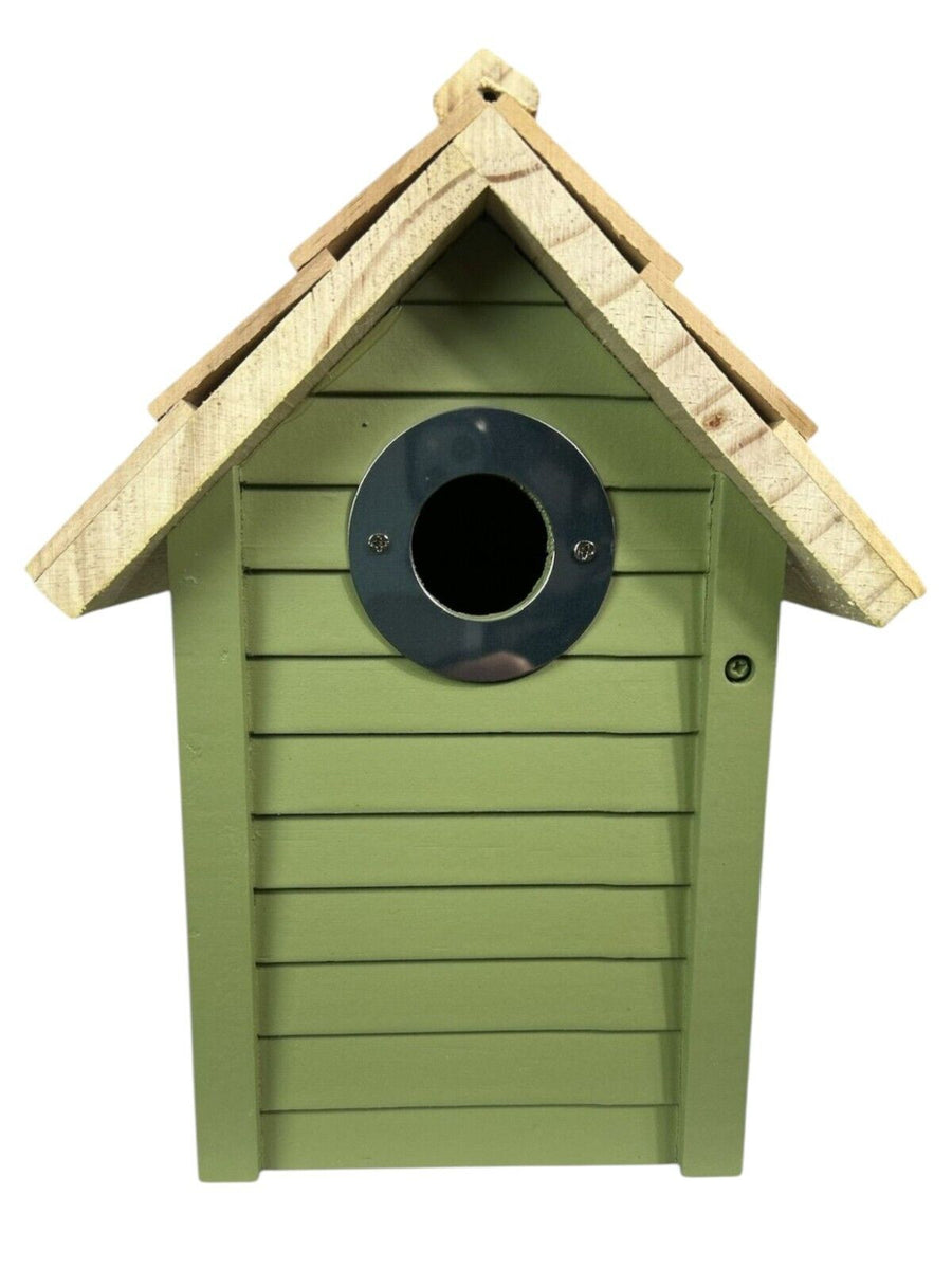 Colourful Wooden Bird House – Garden Wall Mounted Nesting Box – Garden ...